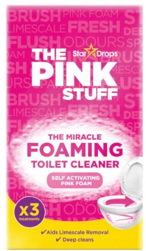THE PINK STUFF Miracle Toilet Cleaner Powder brytyjski aktywny proszek ...
