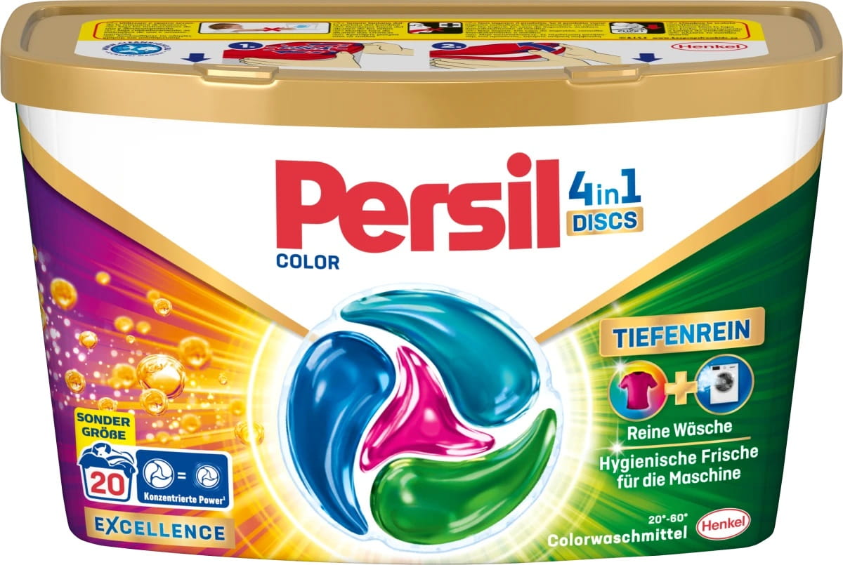 PERSIL Kapsułki do prania 4in1 Disc Color 20szt niemieckie - Sklep i ...